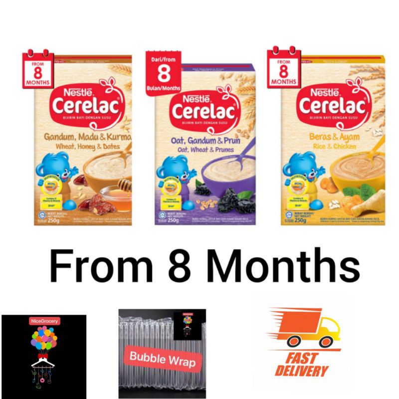 Nestle Cerelac From 6/8 Months (250g/Box) | Shopee Singapore
