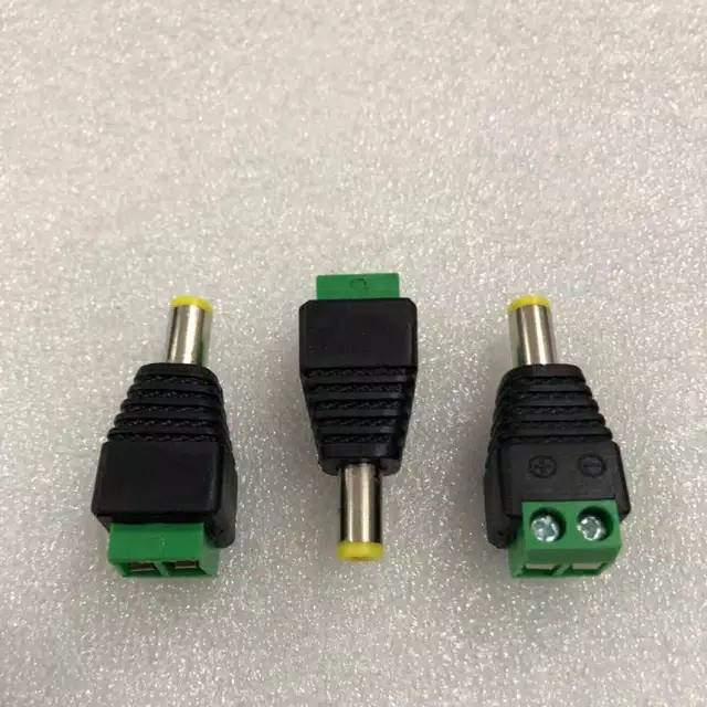 Cctv Dc male connector / Dc male jack | Shopee Singapore