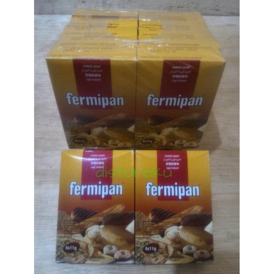 1 box 4 sachets fermipan sachet yeast instant instant yeast | Shopee ...