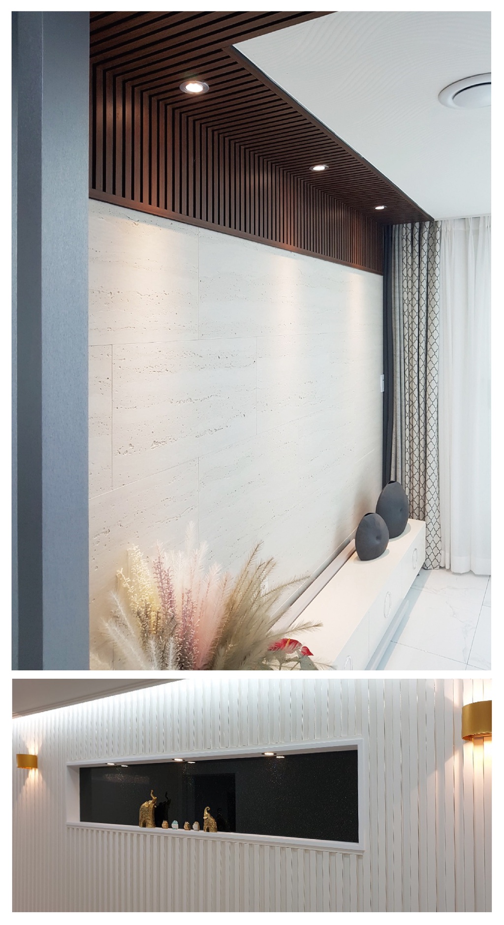 Dekorea Miga Korean Louver Wall Panel Decoration Fluted Panel | Shopee ...