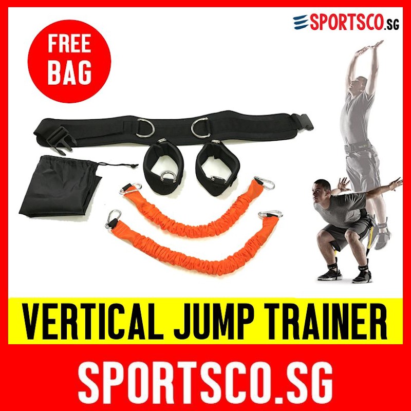 🇸🇬 SPORTSCO Vertical Jump Trainer - Resistance Band Set - Basketball ...