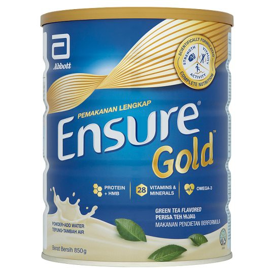 Ensure Gold - Green Tea (850g) | Shopee Singapore