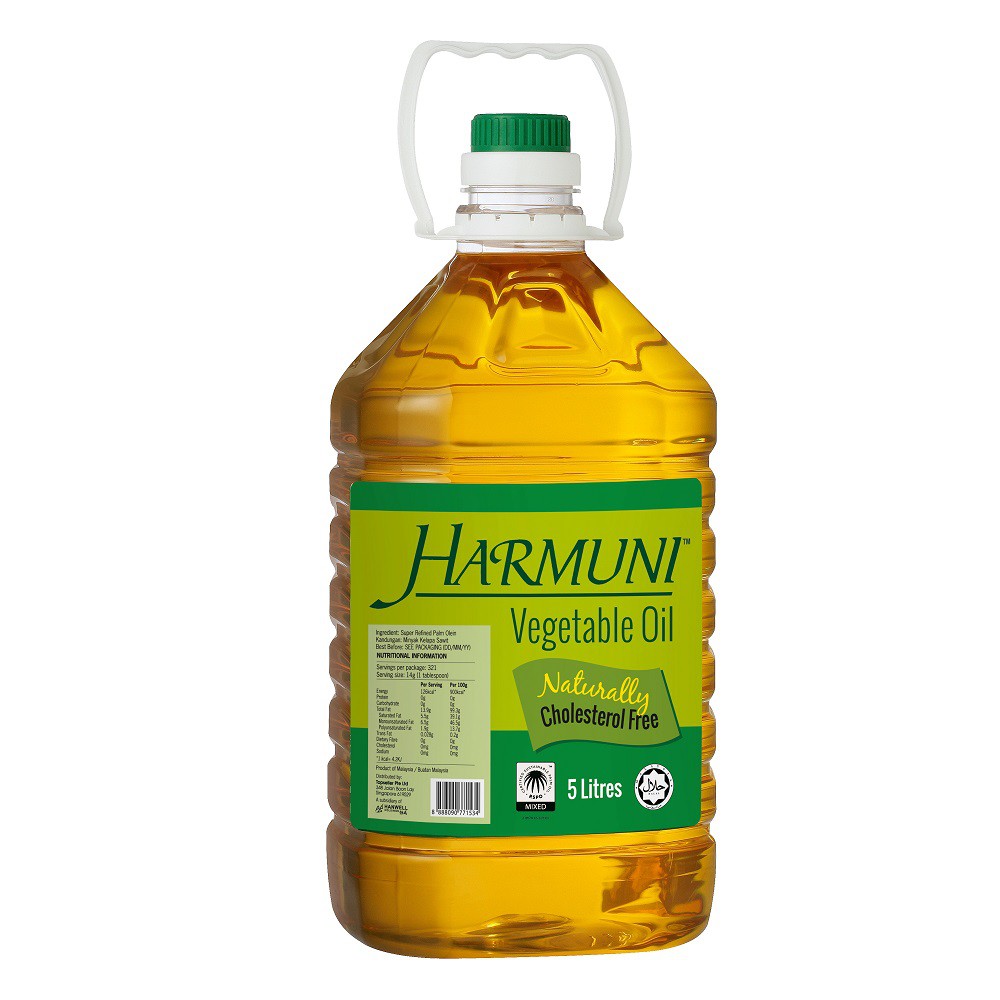 Harmuni Vegetable Oil Rspo, 5L (Halal) (Halal) | Shopee Singapore