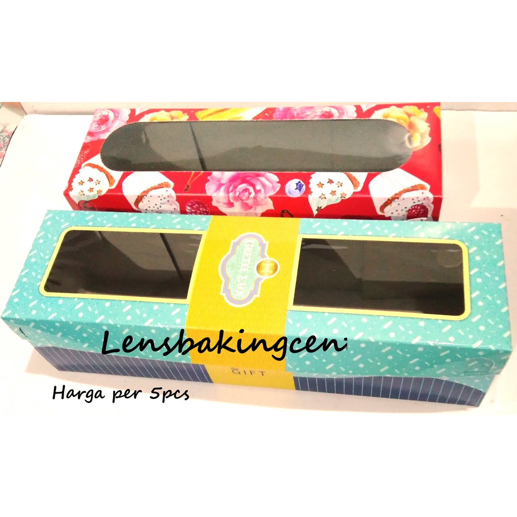 MAWAR MERAH Box / Cardboard / Tart Roller Box / Rolled Bolu / Tart Roll ...