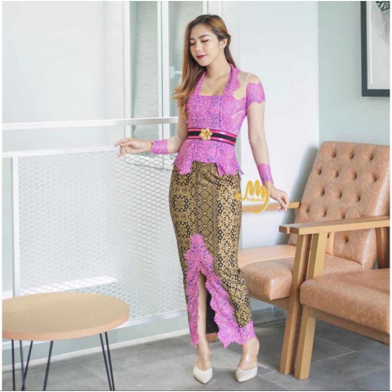 BALI RANGRANG KEBAYA SET BALI LACE SKIRT | Shopee Singapore