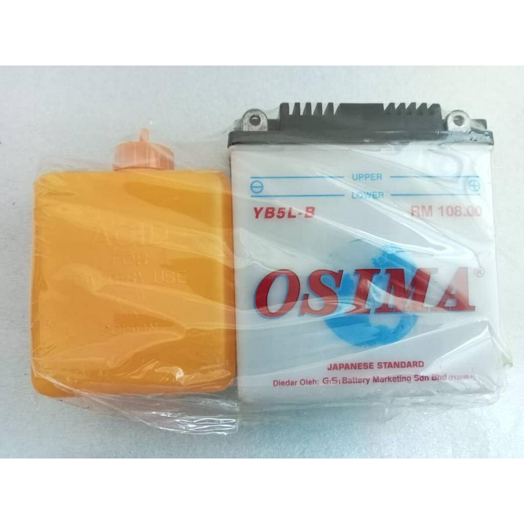 YB5L-B KRISS/EX5ST OSIMA BATTERY BASAH | Shopee Singapore