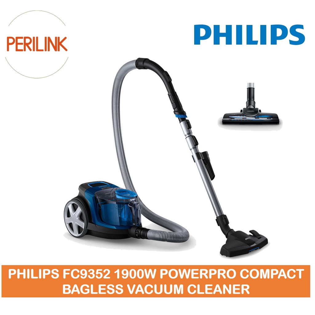 Philips FC9352 1900W PowerPro Compact Bagless vacuum cleaner FC9352/61 ...