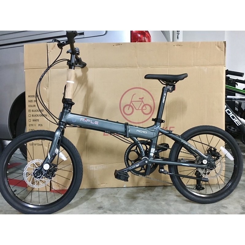 Rifle RD10 foldable bike Shimano 9 speed disc brake 20 inch | Shopee ...