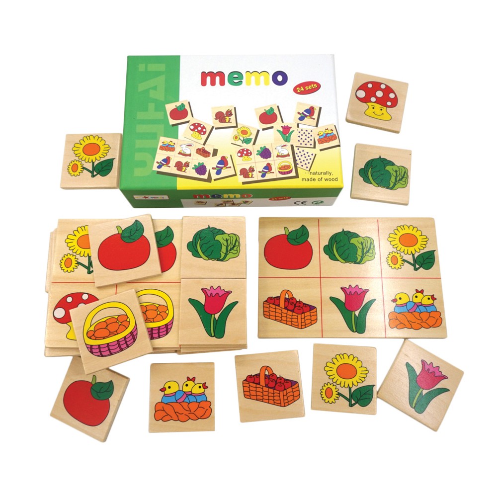 Wooden Memory Game Tiles – A | Shopee Singapore