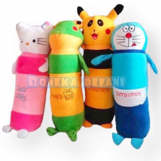 Hello Kitty Doraemon Doll Character Bolster For Kids Mickey Pokemon ...