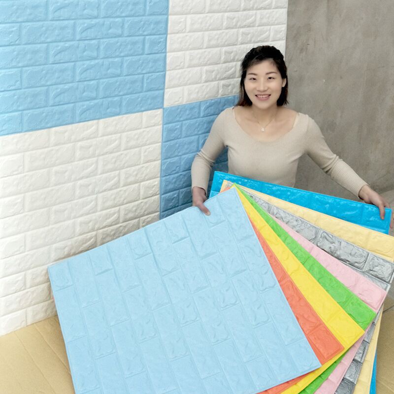 BIG SALE 3D Wall Paper Dinding DIY foam wall Sticker for bedroom ...