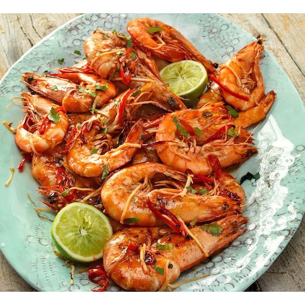 Okeanoss Large Wild Caught Ang Ka Shrimp (Red legged Shrimp) (8 to 10 ...