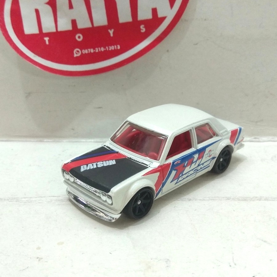 HOT WHEELS JDM 71 DATSUN BLUEBIRD WHITE510 LUS CHANGE RUBBER TIRES ...