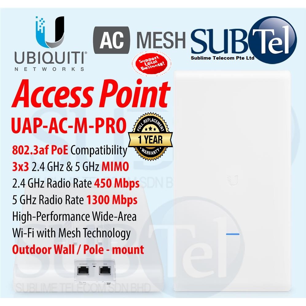 UAP-AC-M-PRO - Ubiquiti Unifi AC MESH PRO Outdoor Access Point UBNT ...