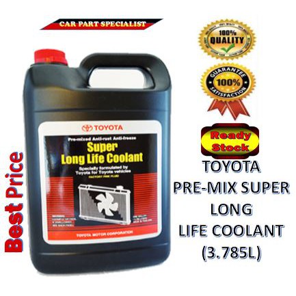 TOYOTA PRE-MIX SUPER LONG LIFE COOLANT (3.785L) | Shopee Singapore
