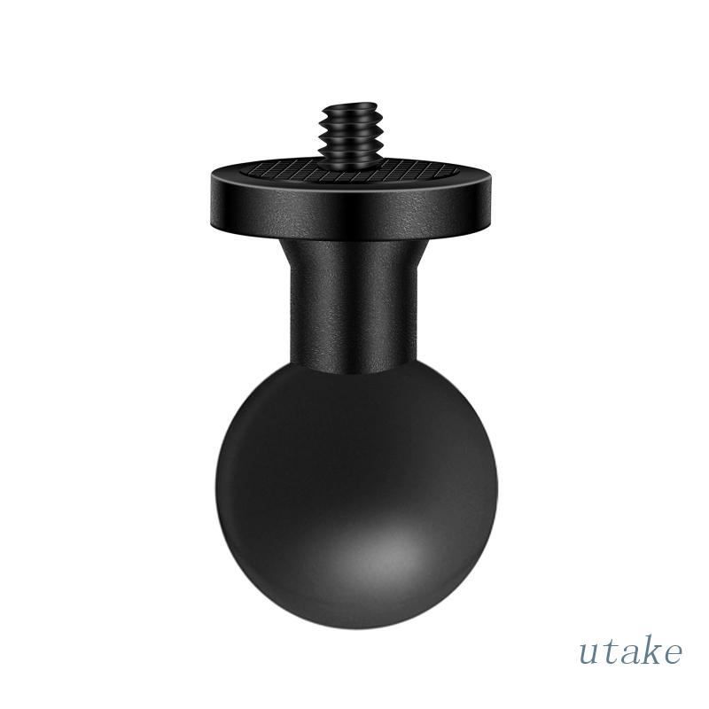 UTAKEE Aluminum 25mm Ball Head Adjustable Ball Adapter 1/4 Screw Fix ...