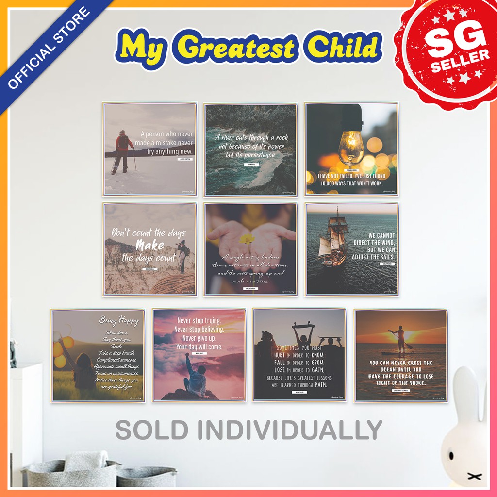 [Ready Stock] Greatest Step Boring Walls Series #1 - Motivational ...
