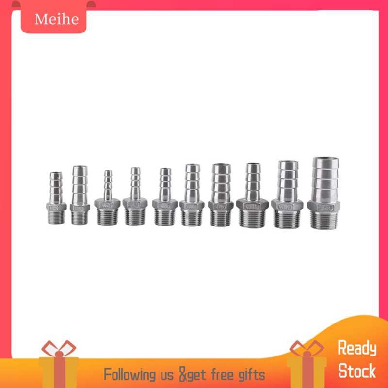 [Ready Stock]Stainless Steel SS304 Male Thread Pipe Fitting Barb Hose ...