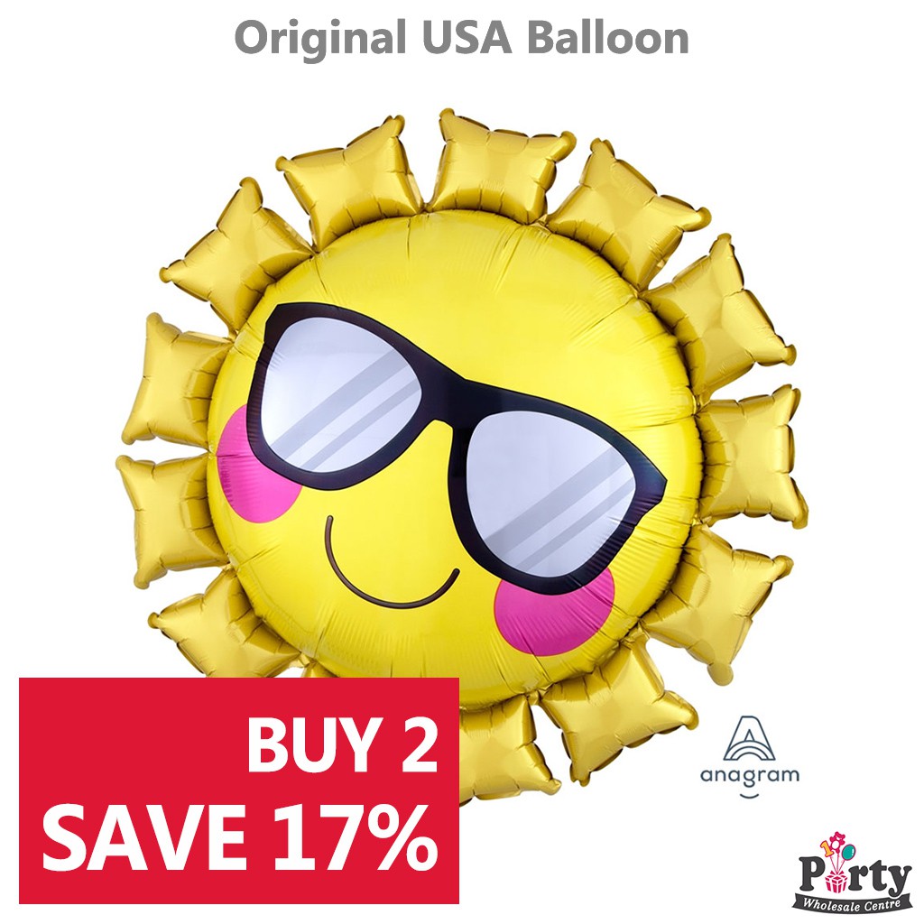 [SG SELLER] Aloha Fun In The Sun Foil Balloon 27inch | Shopee Singapore