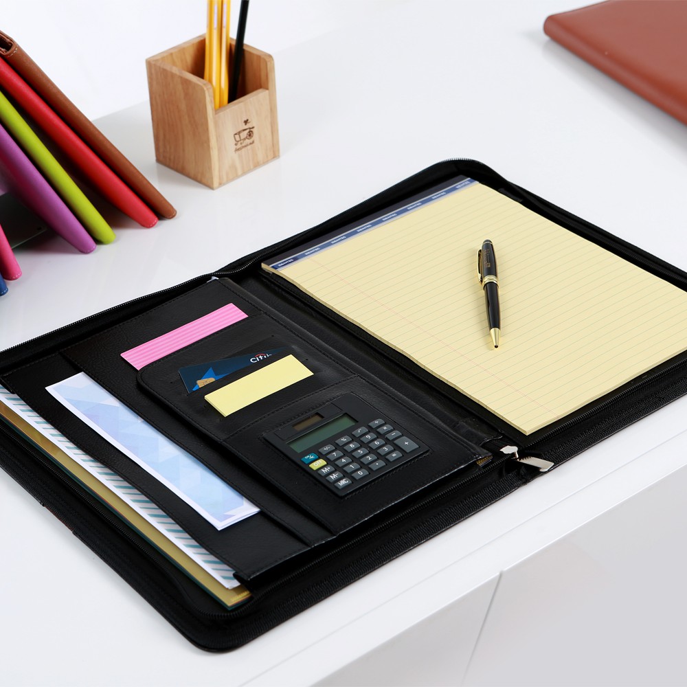 A4 Royal Project Pad Zipper Advanced Synthetic Leather Pad Business ...