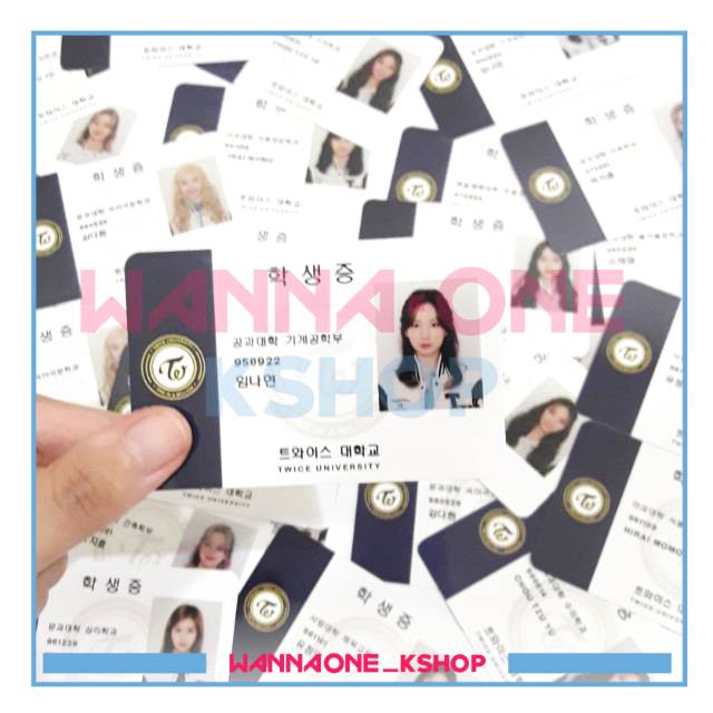 Photocard Twice id card university album kpop | Shopee Singapore