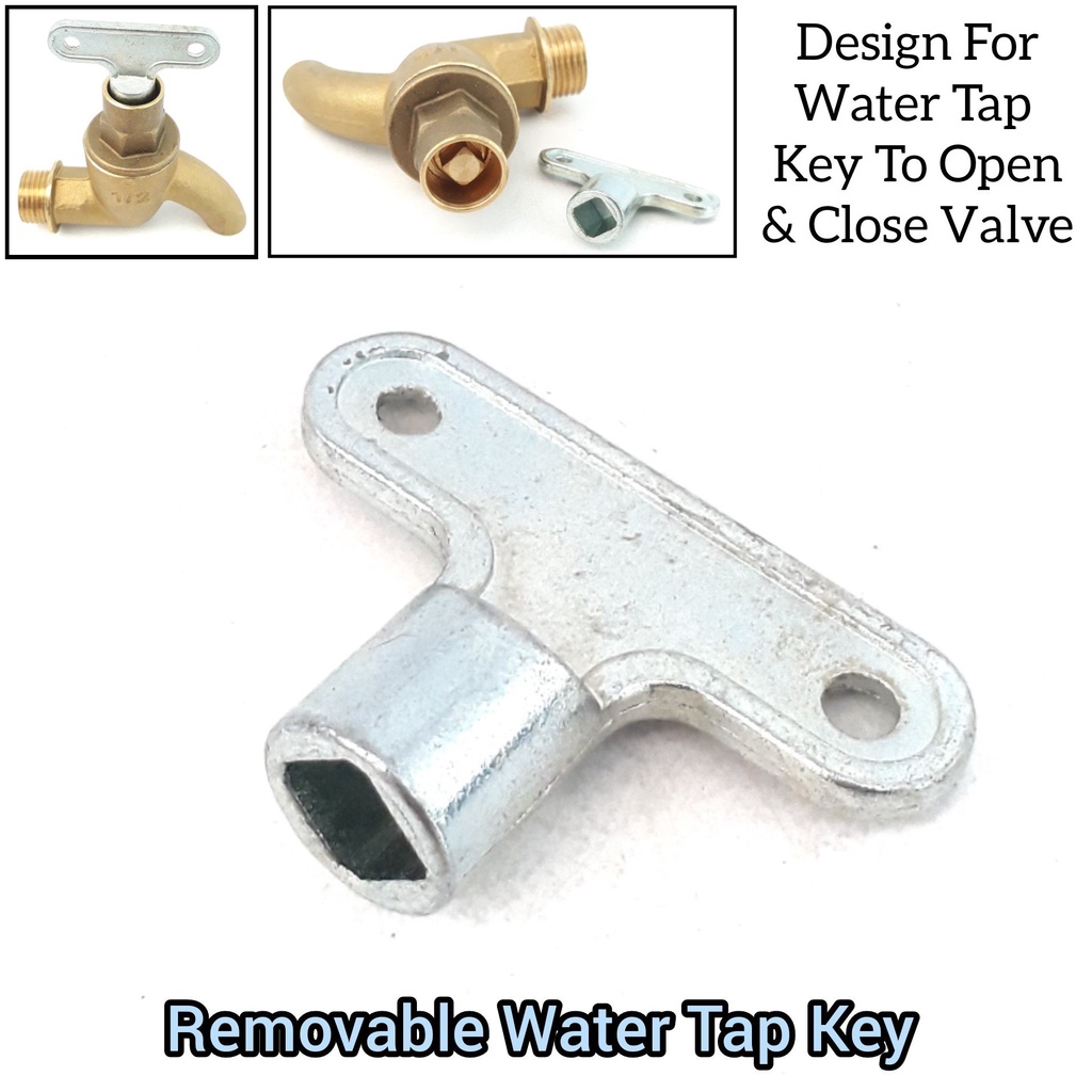 REMOVABLE WATER TAP KEY FOR WALLBIBTAP GARDEN AND OUTDOOR BIBTAP ...