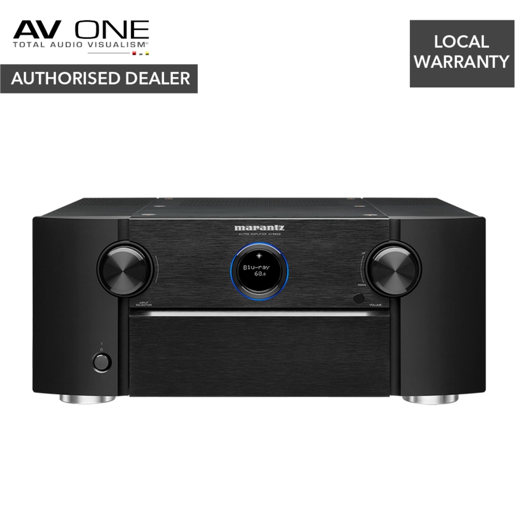 Marantz AV8805A 13.2 Ch. 8K Ultra HD AV Surround Pre-Amplifier - AV One ...