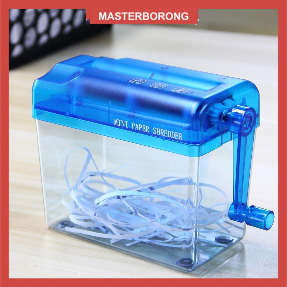 masterborong A4 / A6 Size Mini Paper Shredder Manual Cut Manual ...