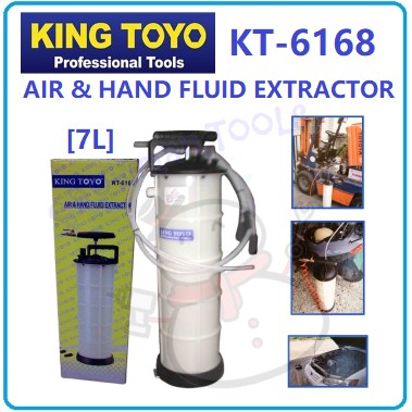 King TOYO AIR AND HAND FLUID EXTRACTOR 7L KT-6168 Water EXTRACTOR ...