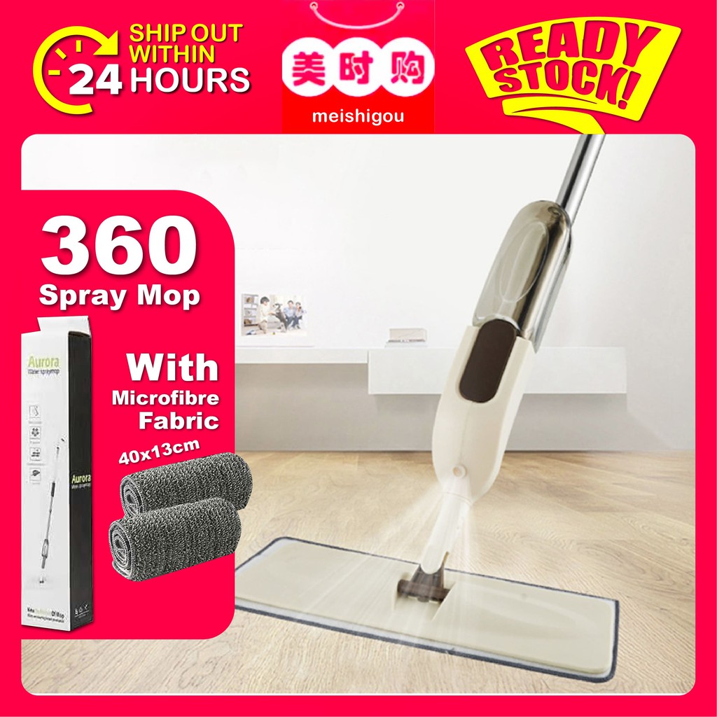 [LOCAL SELLER] Spray Mop / Water Spray Mopping Flat mop Clean mop ...