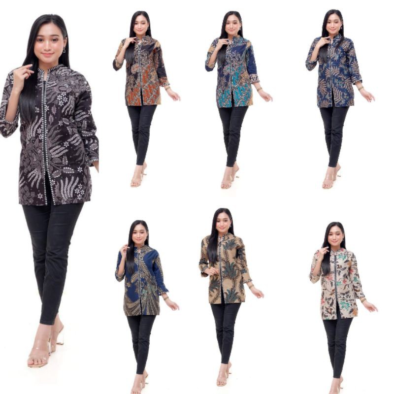 Batik AINI BATIK Women BATIK Uniform Office | Shopee Singapore