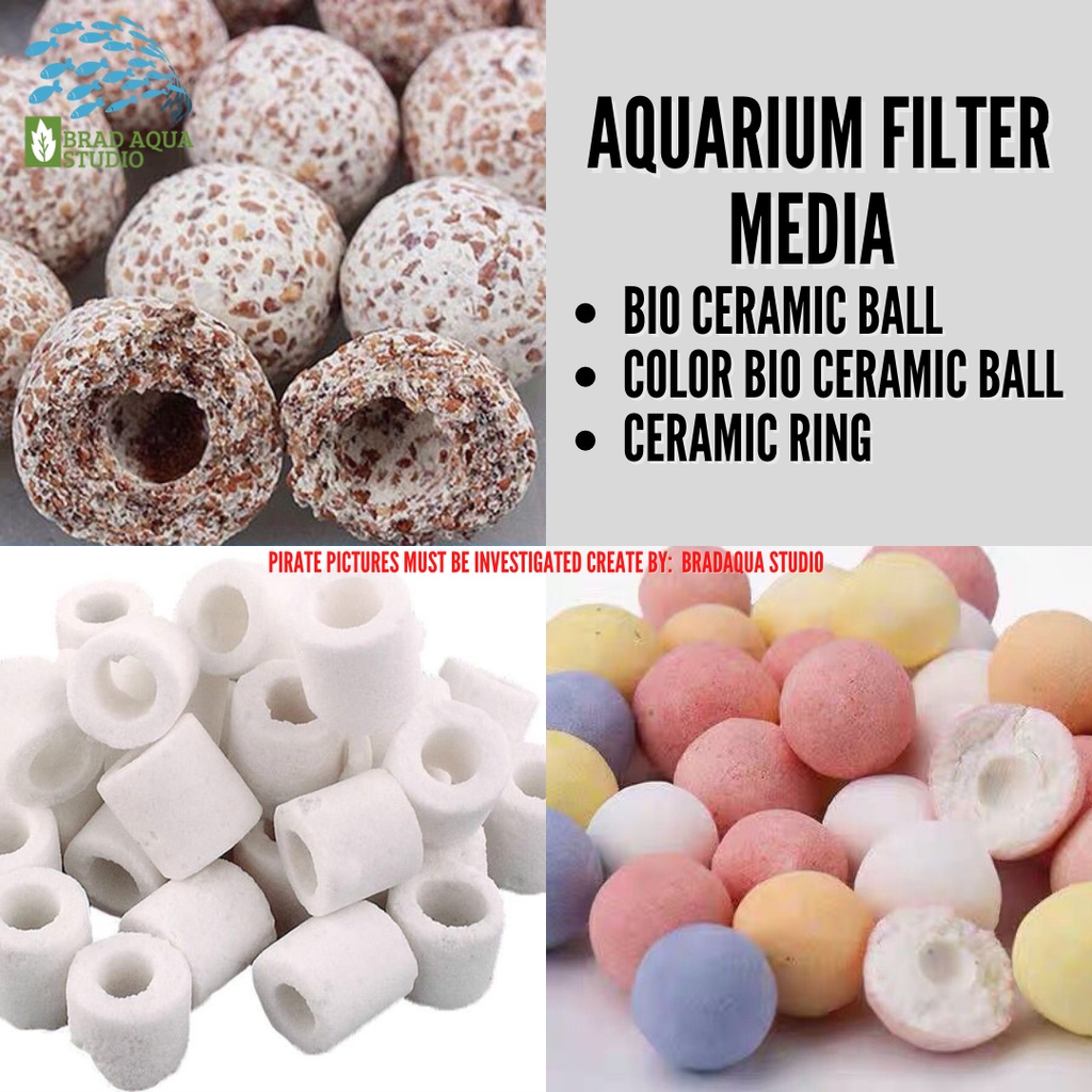 AQUARIUM Filter Media Bio Ceramic Ball Color Bio Ceramic Ball Ceramic ...