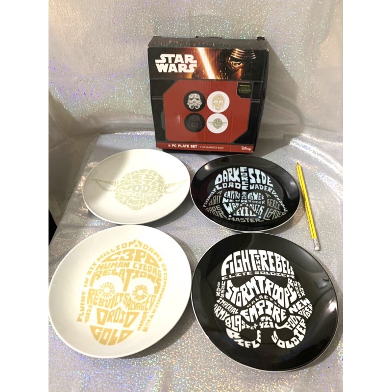 Star Wars 4 PC Plate Set- 17 CM In Diameter from Home Centre UAE ...