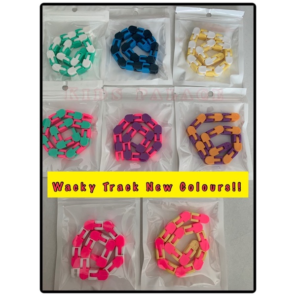 Sg seller !! wacky track fidget toy !! normal and luminous glow in the ...