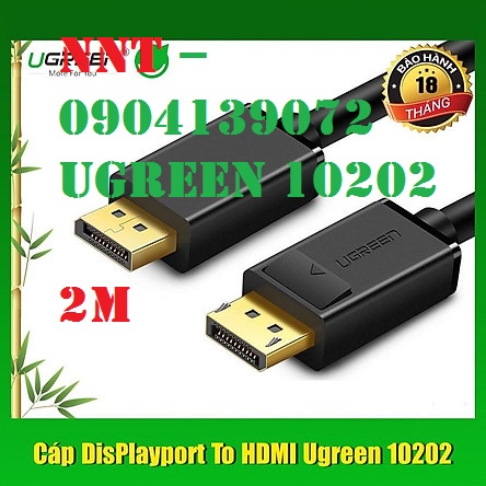 Genuine ugreen 10202 Displayport to HDMI conversion cable 2M long ...