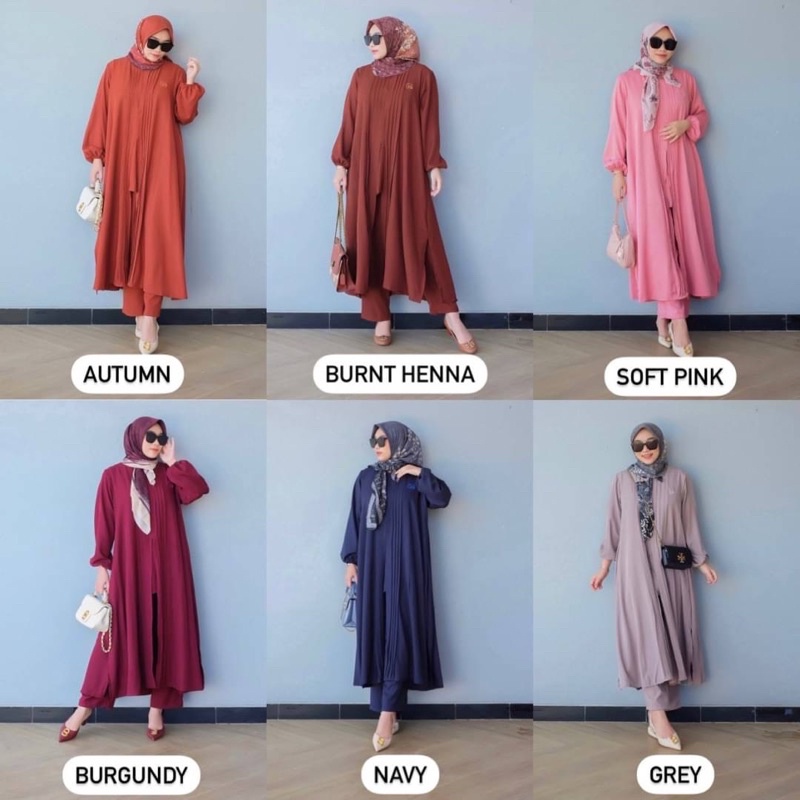 Yola SET PART 3 DYN CLOTHINGLINE (Dynamic Official Gamis) | Shopee ...