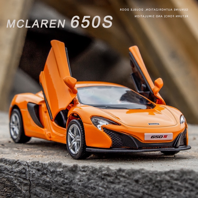 RMZ CITY 1:36 McLaren 650s Sports Car Models Alloy Diecast Toy Vehicle ...