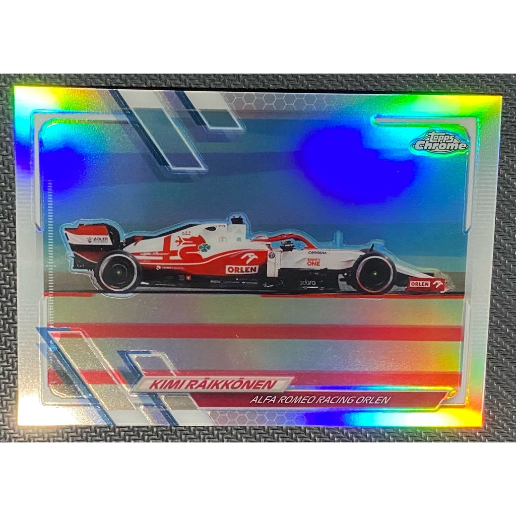 2021 Topps Chrome Formula One F1 Racing Cards Kimi Raikkonen Alfa Romeo ...