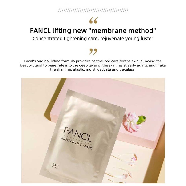 100% original FANCL Moist Lift Facial Mask 28ml 6 Sheets made in japan original ship from Japan ...