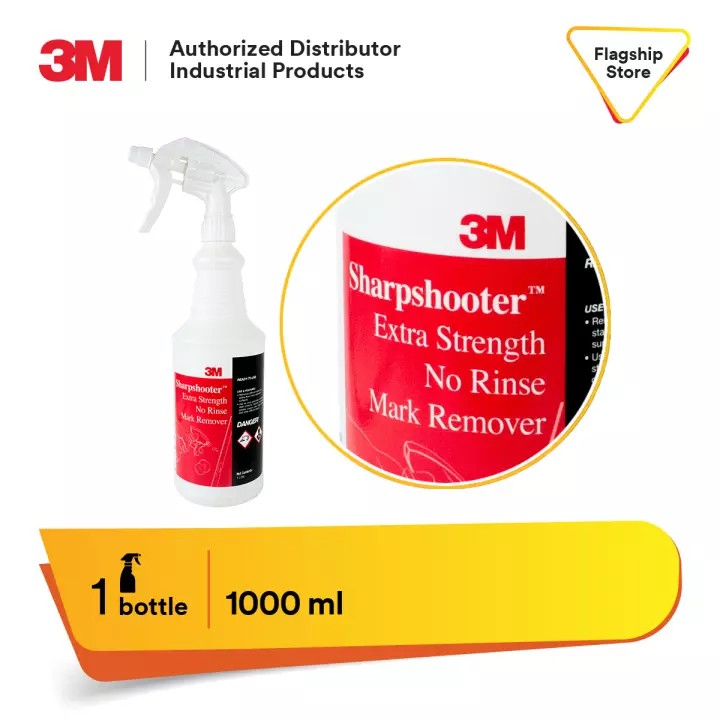 3M Sharpshooter Extra Strength No-Rinse Mark Remover - 1qt | Shopee ...