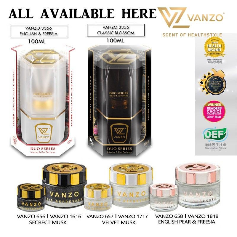 VANZO VENZO CAR PERFUME (100% ORIGINAL FROM JAPAN) | Shopee Singapore