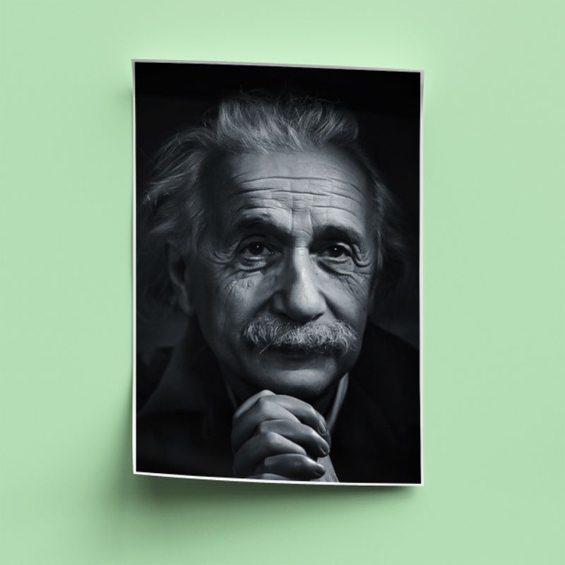 Albert Einstein T6 Poster / Character Poster / A3+ Poster / Custom ...