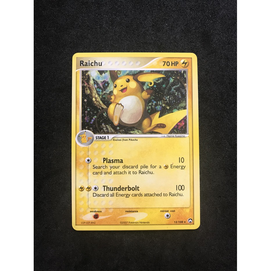 Tcg Raichu Pokemon Card (price/card) | Shopee Singapore