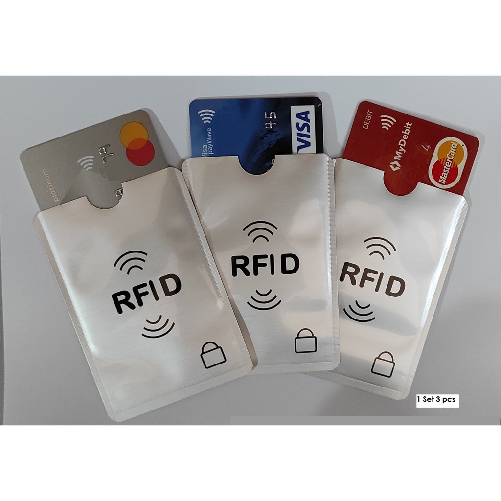 RFID Cards Wave Protector 1 set (3pcs) | Shopee Singapore