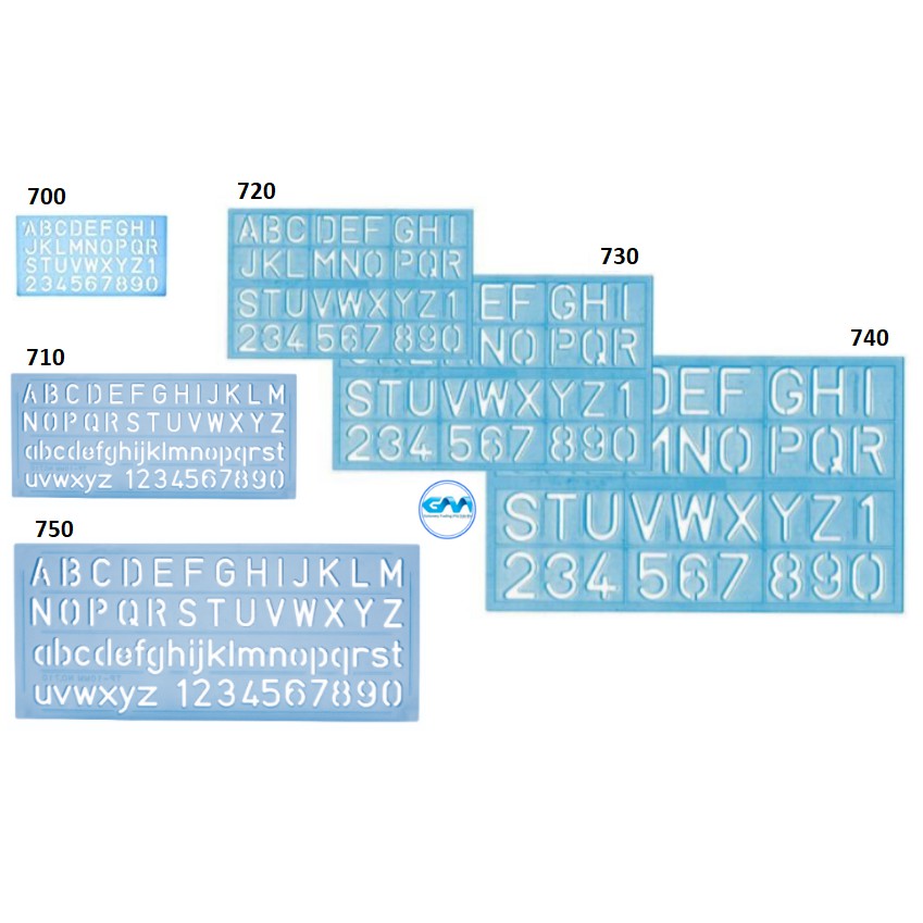 ABC Template Lettering Stencil Plate | ABC RULER | Shopee Singapore
