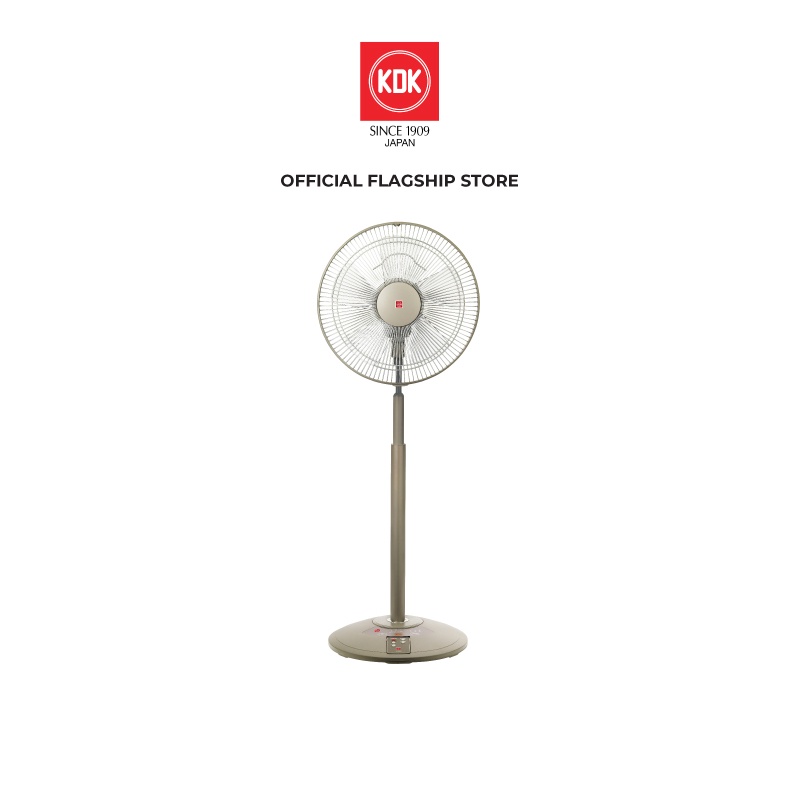 KDK N30NH Compact Stand Fan with Remote Control and Adjustable Height ...