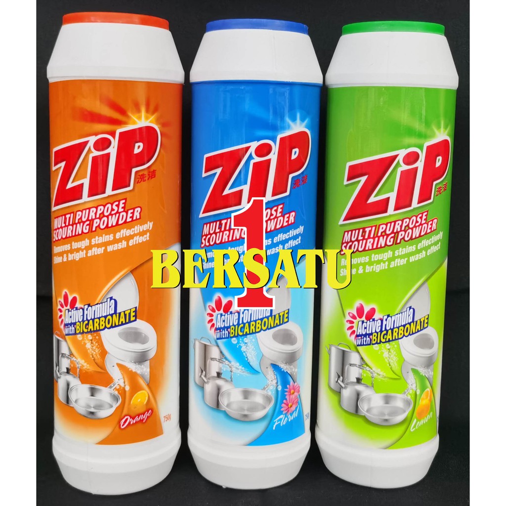 : ZIP MULTIPURPOSE SCOURING POWDER 750G | Shopee Singapore