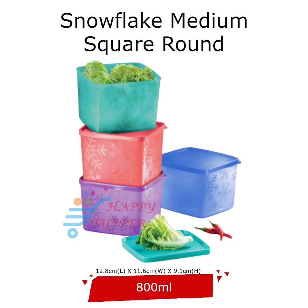 Tupperware Snowflake (400ml / 800ml / 1.3L) | Shopee Singapore