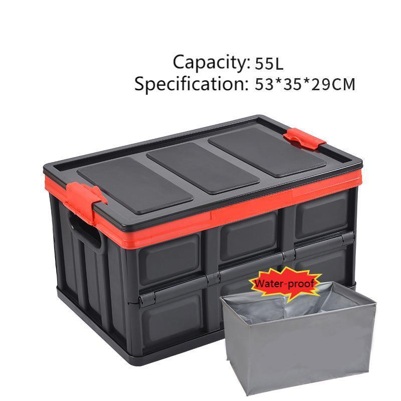 【SG】30L 55L Large Car Foldable Storage Box for Car Trunk Organizer ...