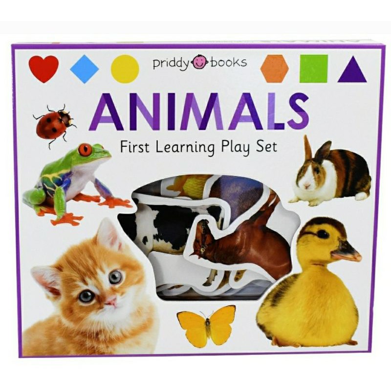 Priddy Books First Learning Animals Play Set (minor) | Shopee Singapore